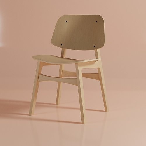 Wooden Chair free 3D model | CGTrader
