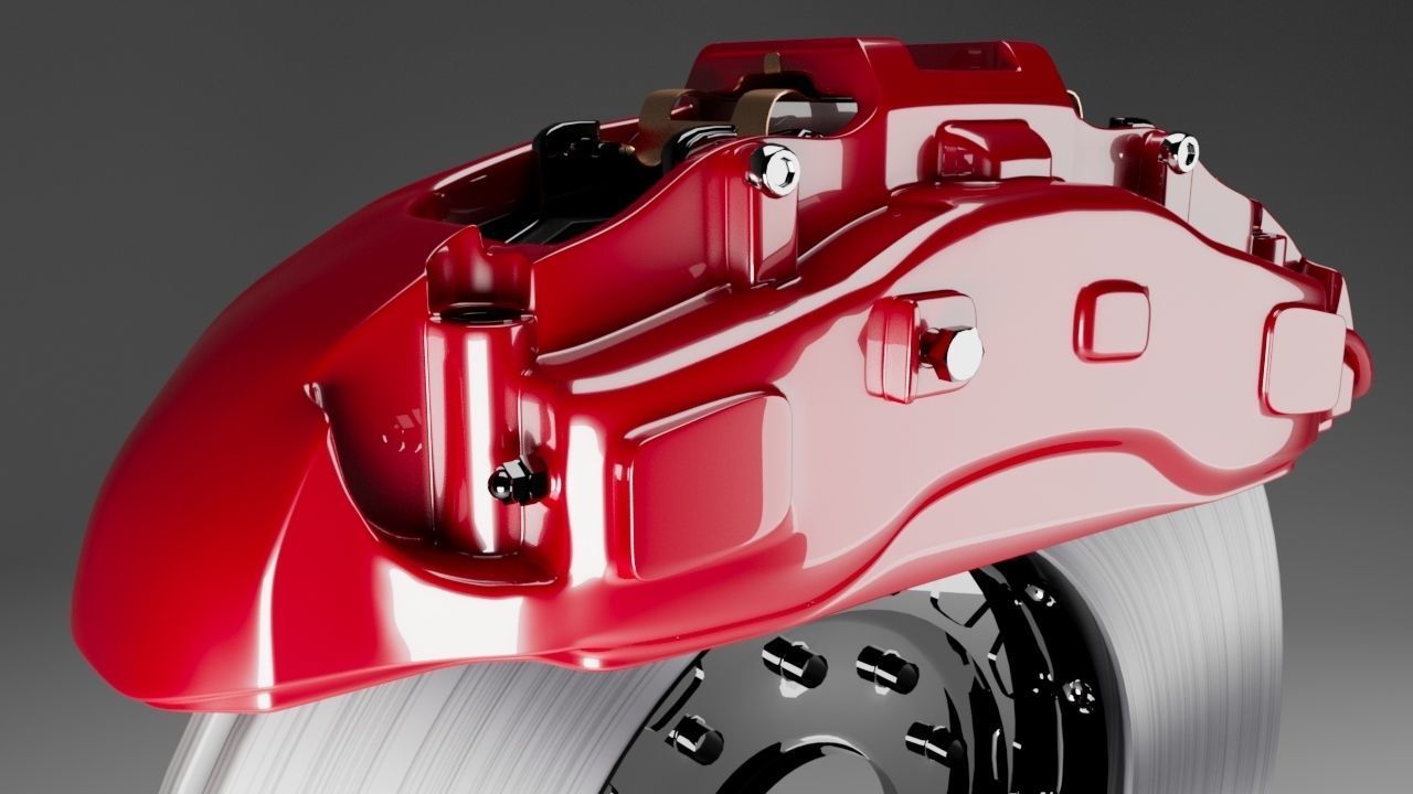 Disk brake free 3D model | CGTrader