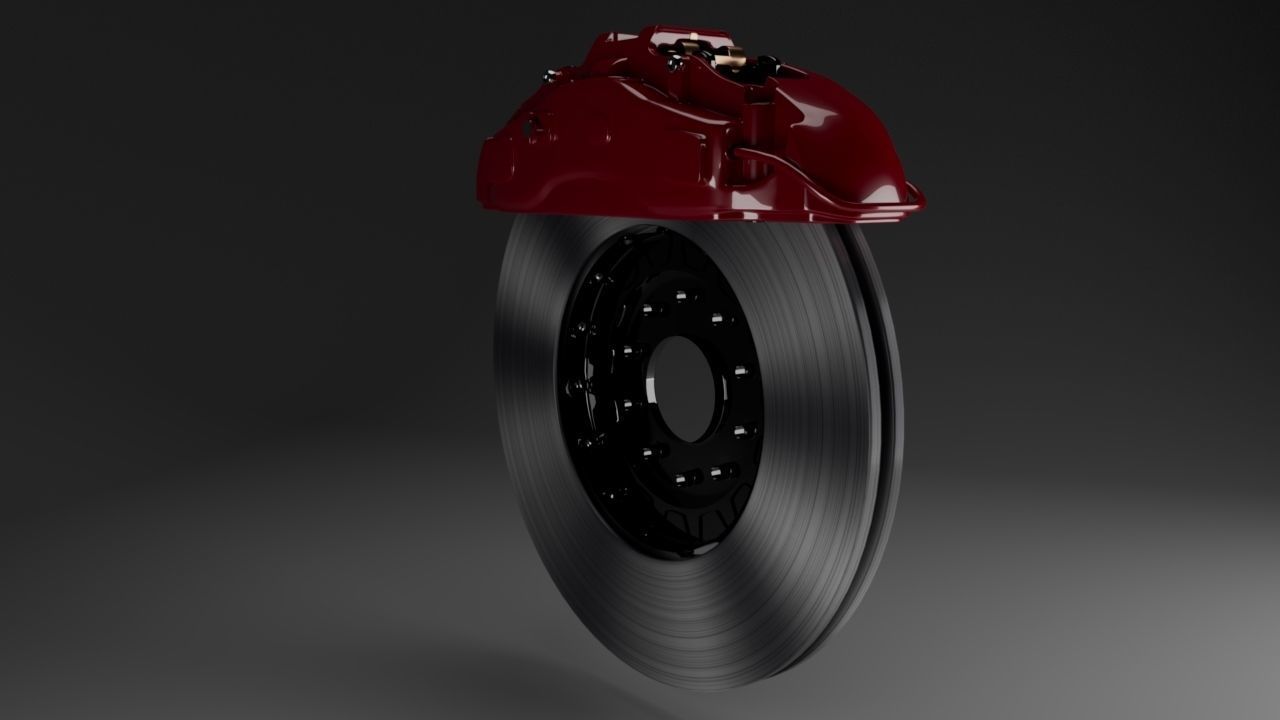 Disk brake free 3D model | CGTrader