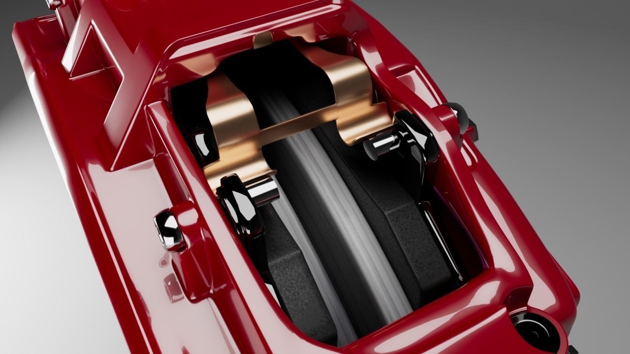 Disk brake free 3D model | CGTrader