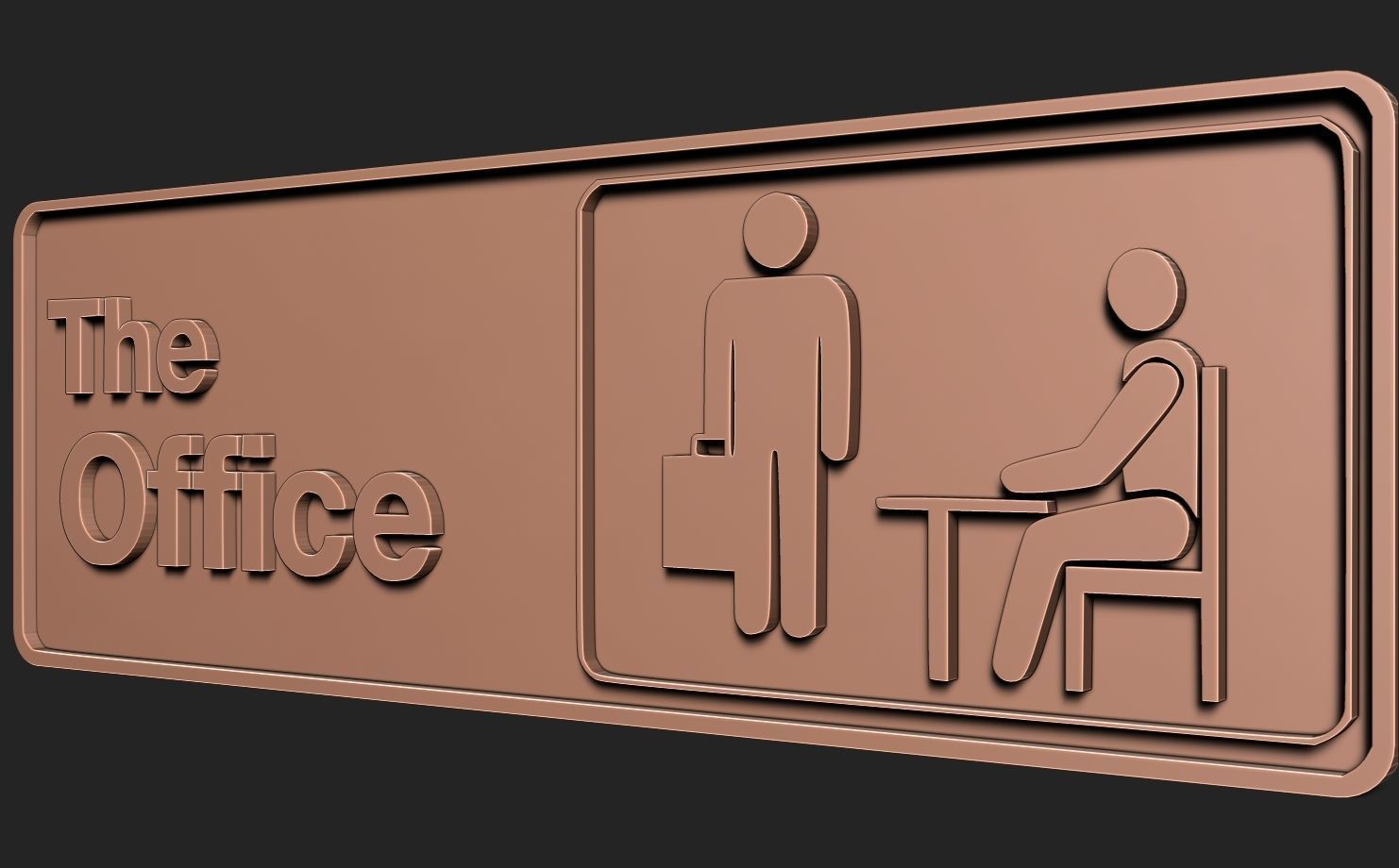 Signboard 3D model 3D printable | CGTrader