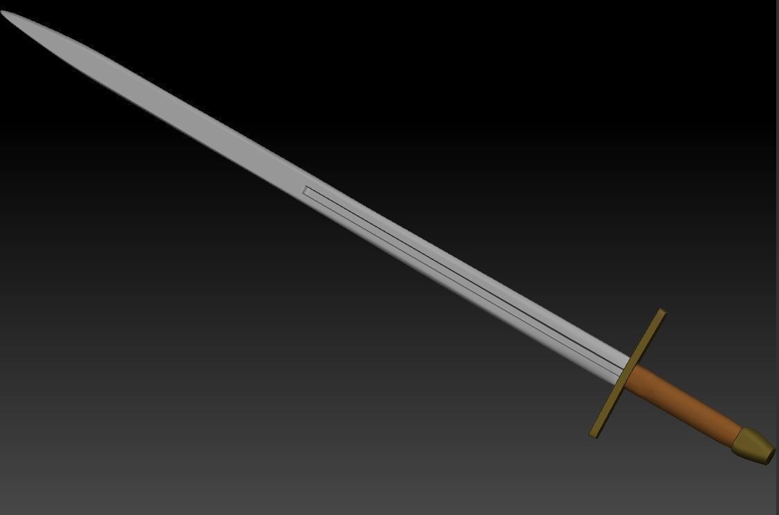 Stannis Baratheon Sword 3D model | CGTrader