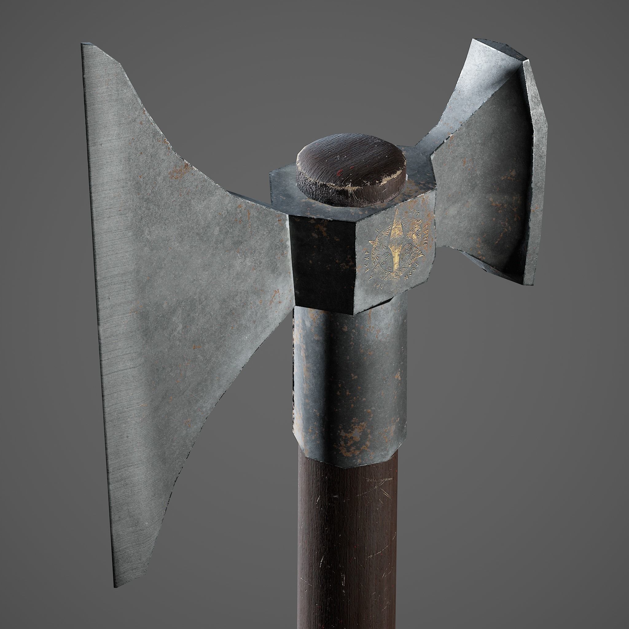3D model War Hammer Axe VR / AR / low-poly | CGTrader