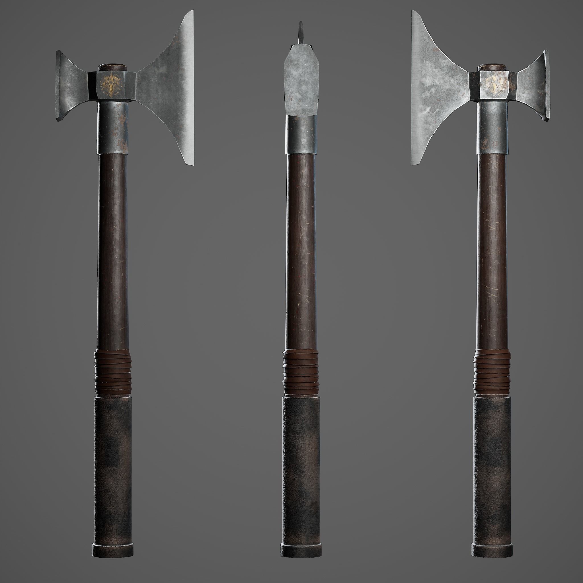 3D model War Hammer Axe VR / AR / low-poly | CGTrader