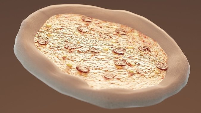 Pepperoni pizza 3D model | CGTrader