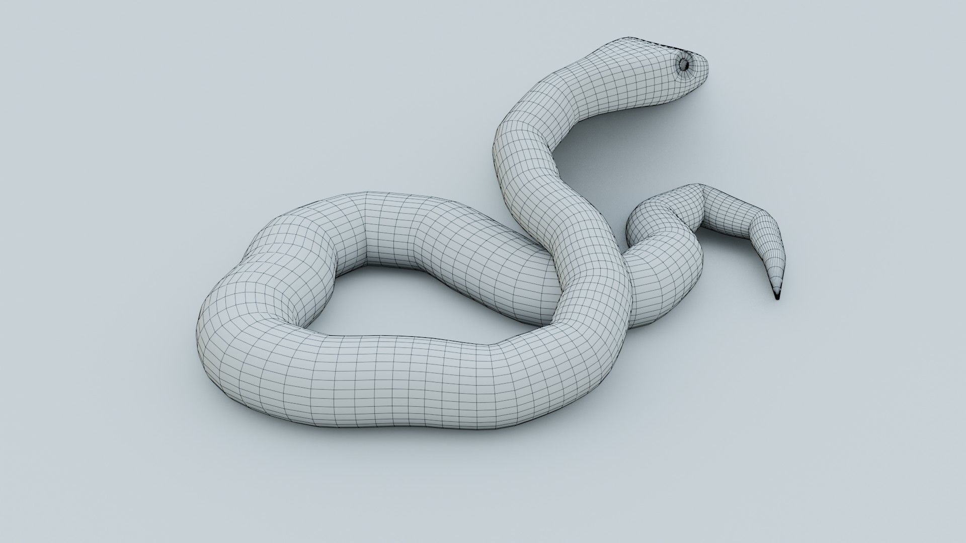 3D model Python Snake - Rigged - Game Ready - PBR VR / AR / low-poly ...