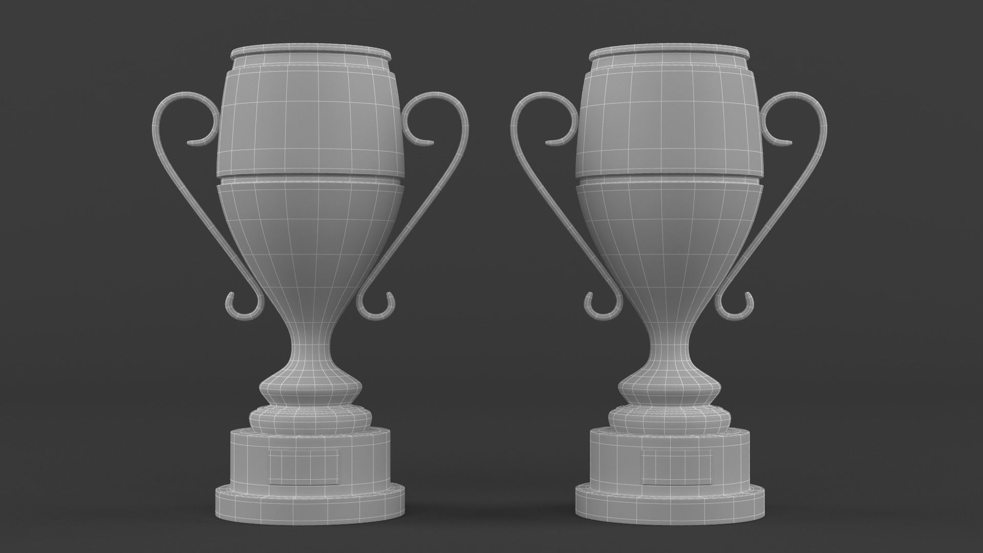 Cups Trophy 3D model | CGTrader