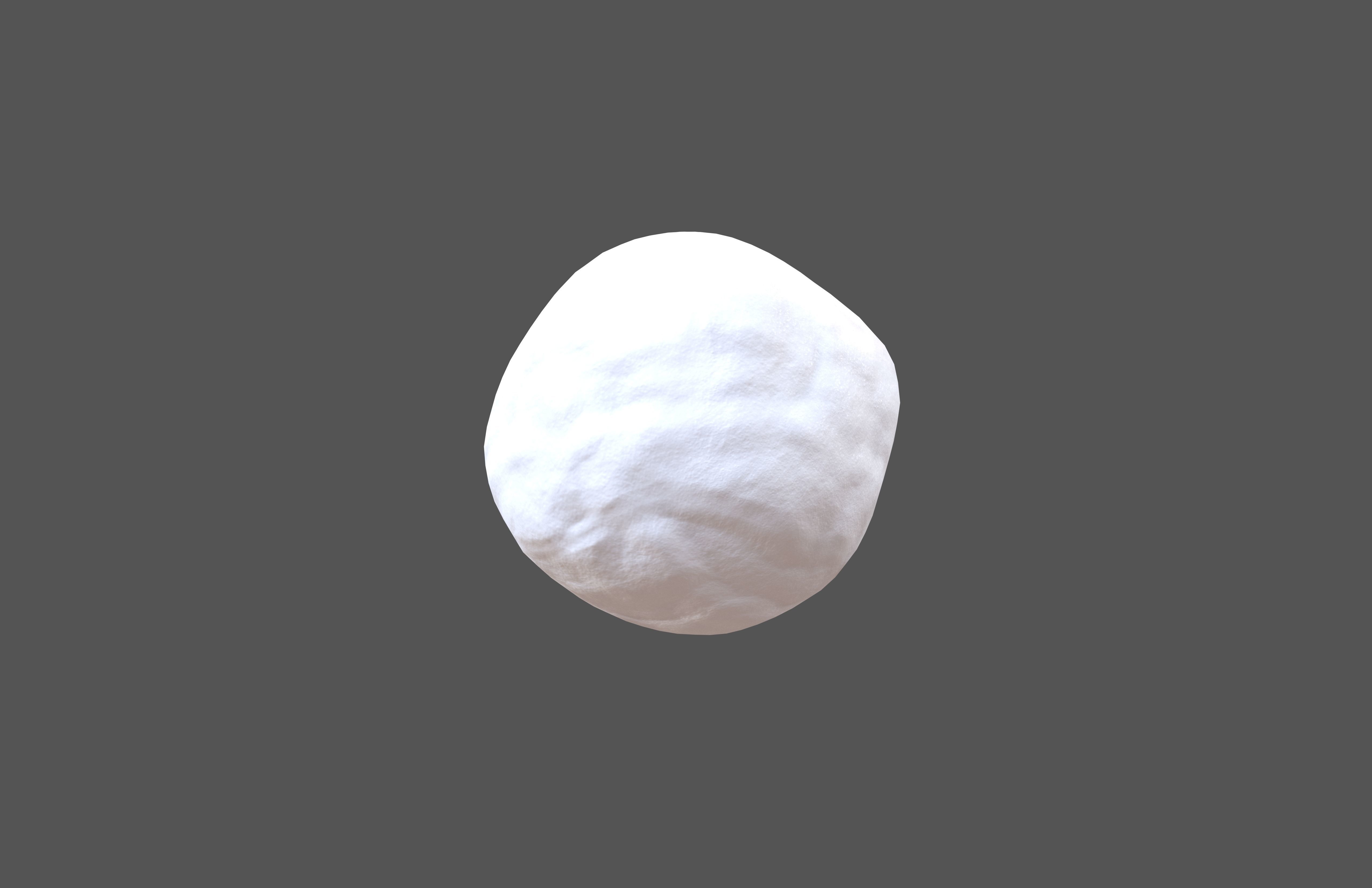 3D model Snowball v1 002 VR / AR / low-poly | CGTrader