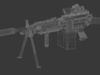 Mk 48 Light Weight Machine Gun 3D model | CGTrader