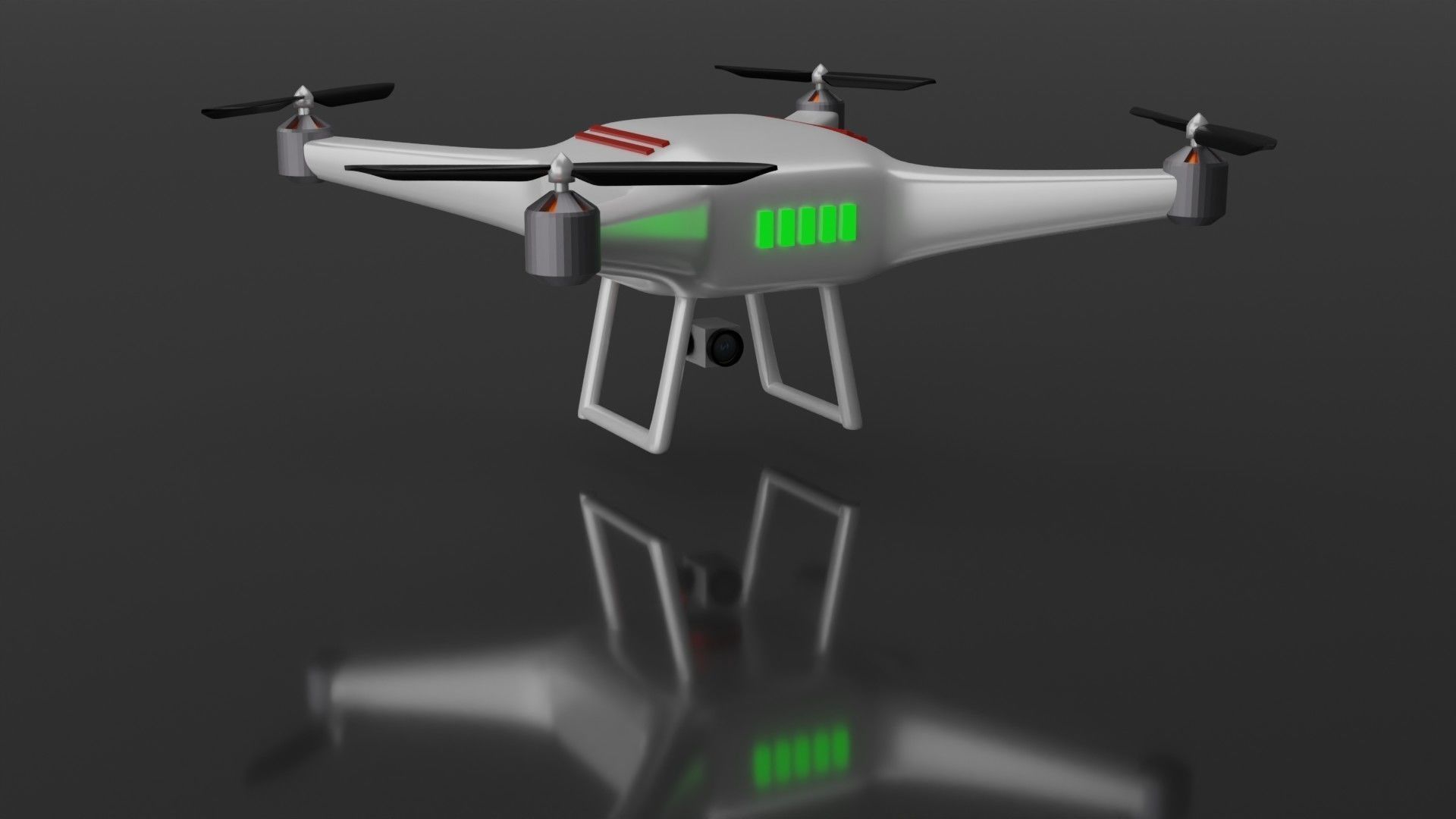 3D Drone modeling in Blender 3D model | CGTrader