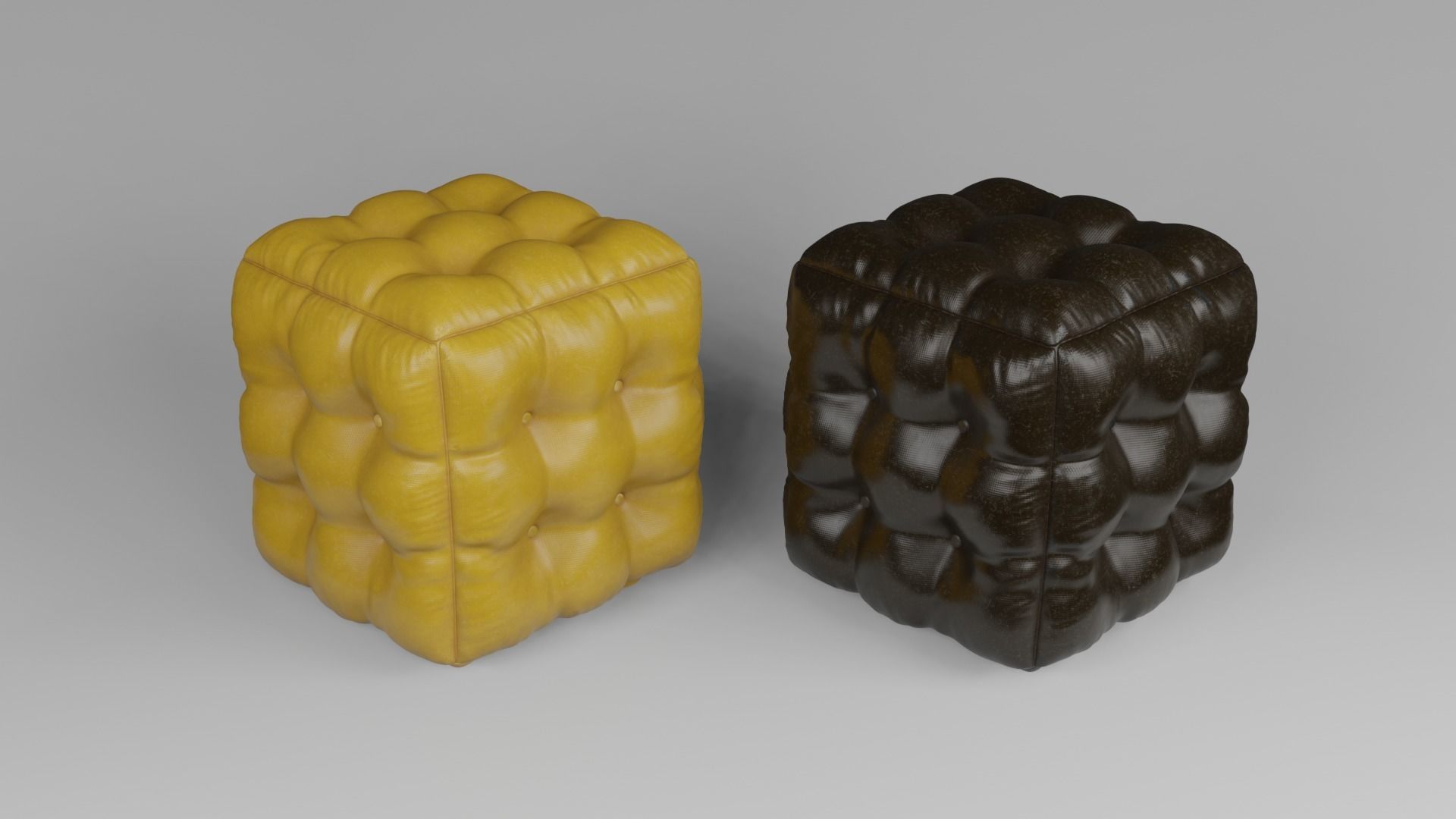 pouf chair free 3D model | CGTrader