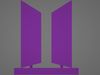 3D Design Bts or Bangtan sonyeondan logo 3D model 3D printable | CGTrader