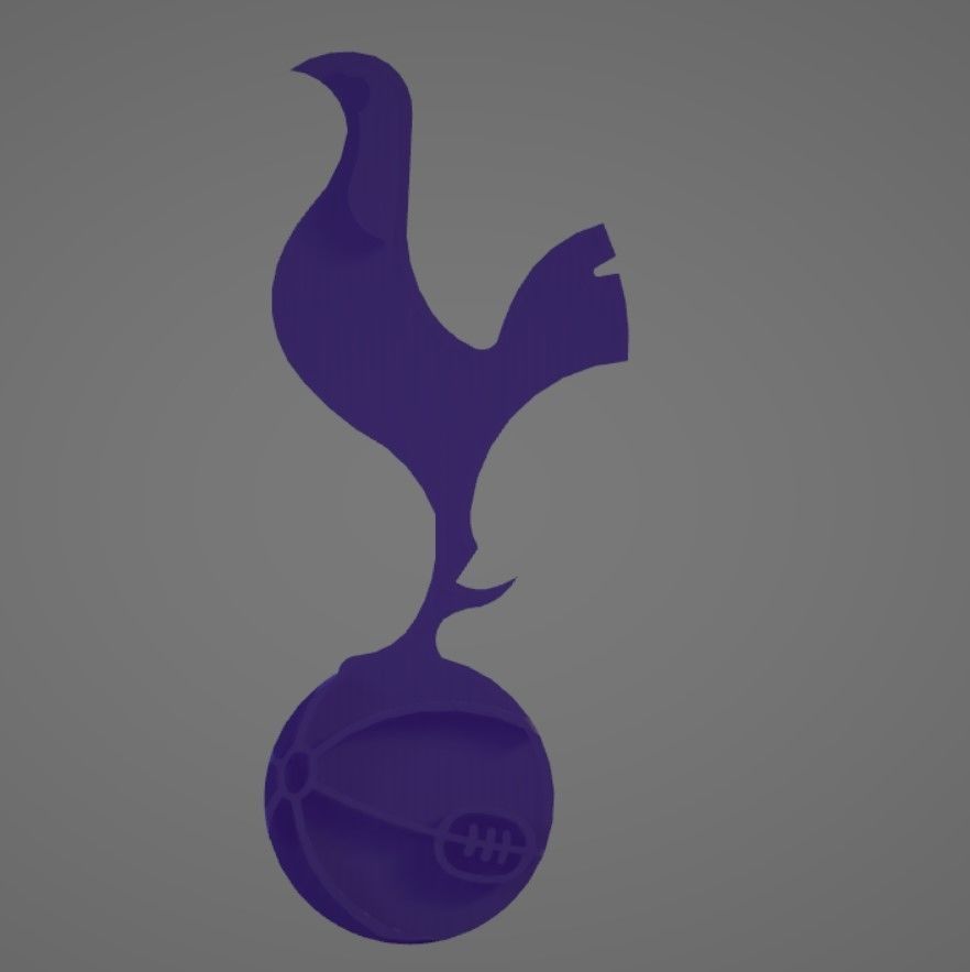 3D Design Tottenham Hotspur logo 3D model 3D printable | CGTrader