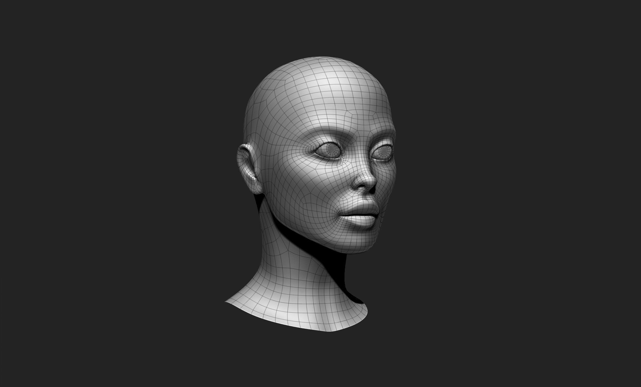 3D model Female Head 7 Cartoon - Stylized - Anime - Manga VR / AR / low ...