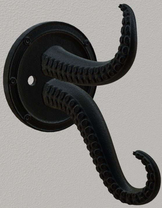 Octopus Hanger 3D model 3D printable | CGTrader