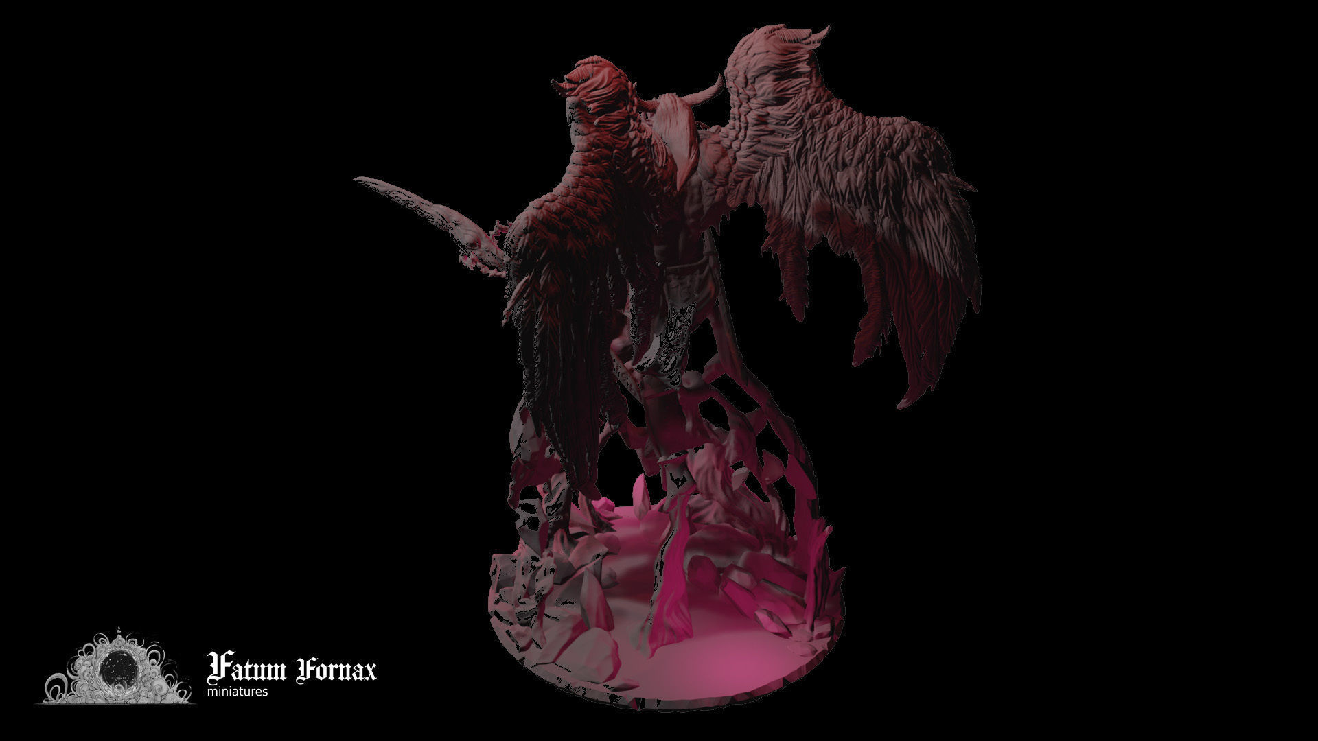 Demonic avatar - Pre-supported for 100 and 60 mm base 3D model 3D ...