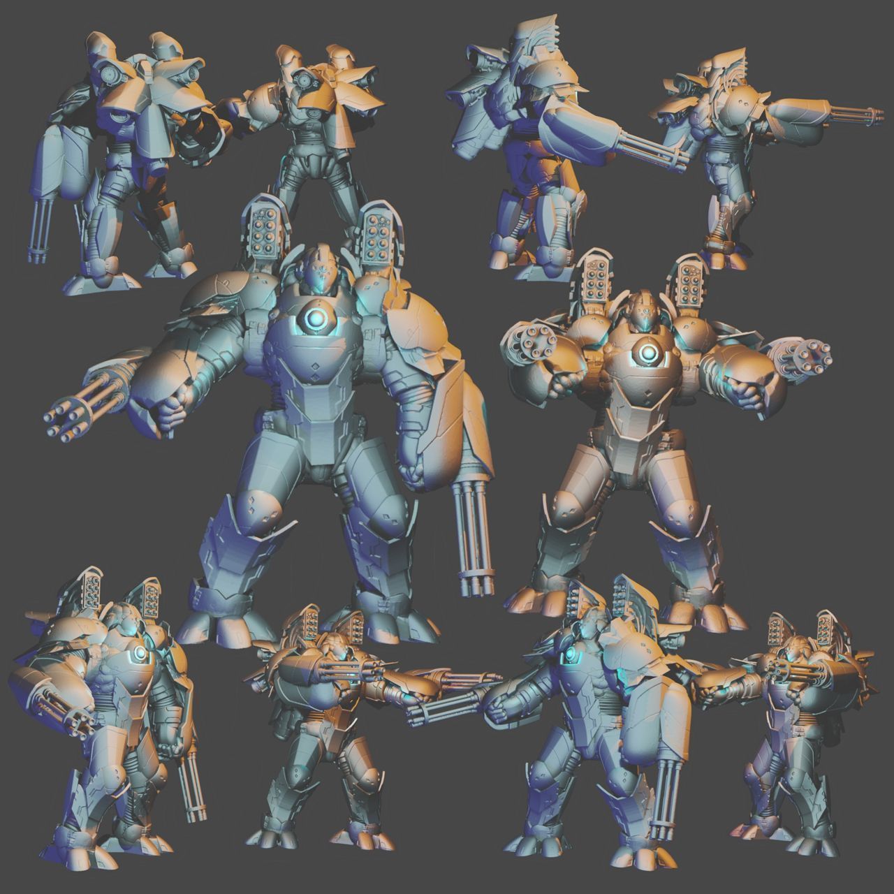 Praetor armor - FKYAH pattern - Pre-supported 3D model 3D printable ...