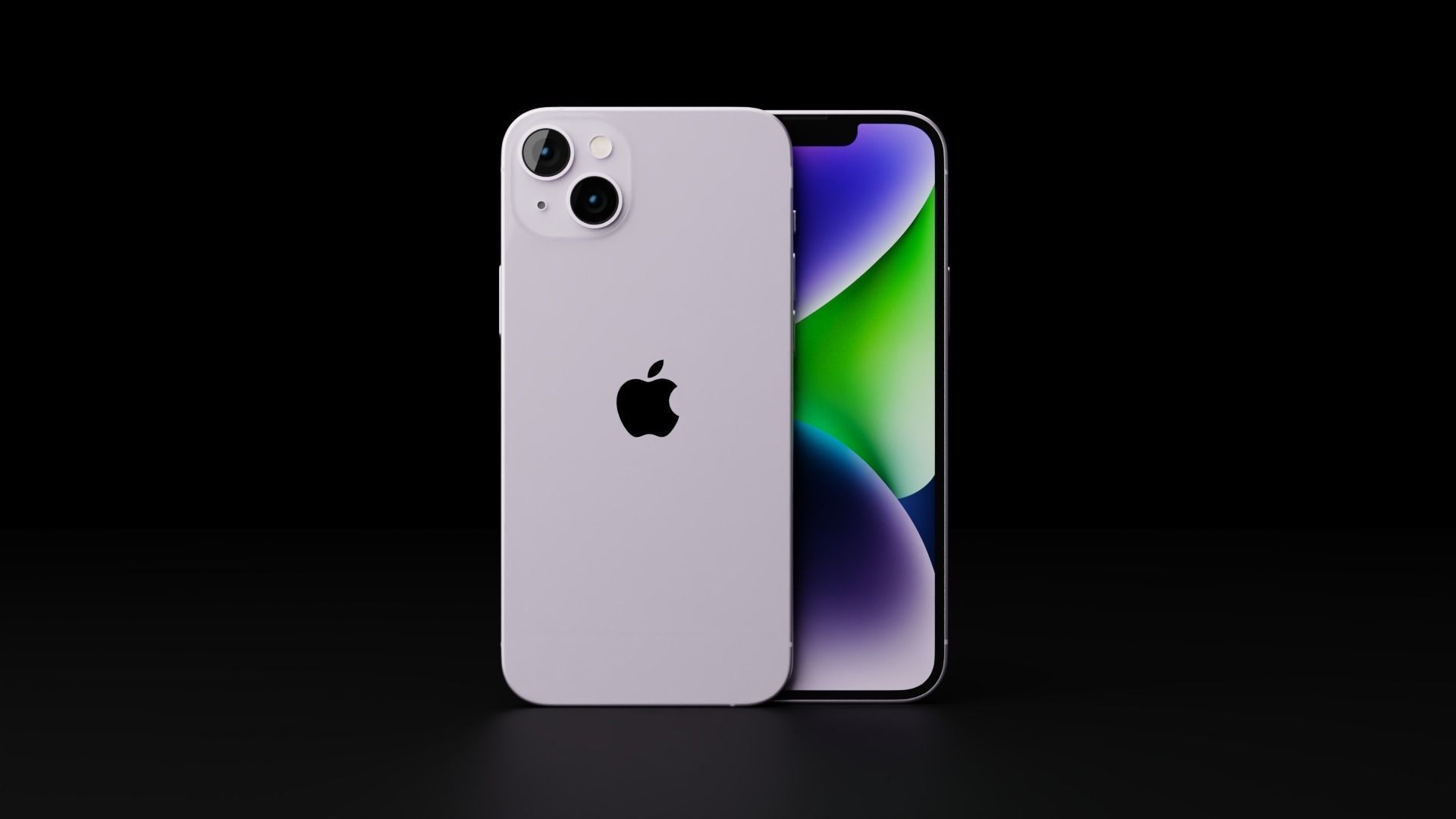 Apple iPhone 14 All Models in Official Colors 3D Model Collection ...