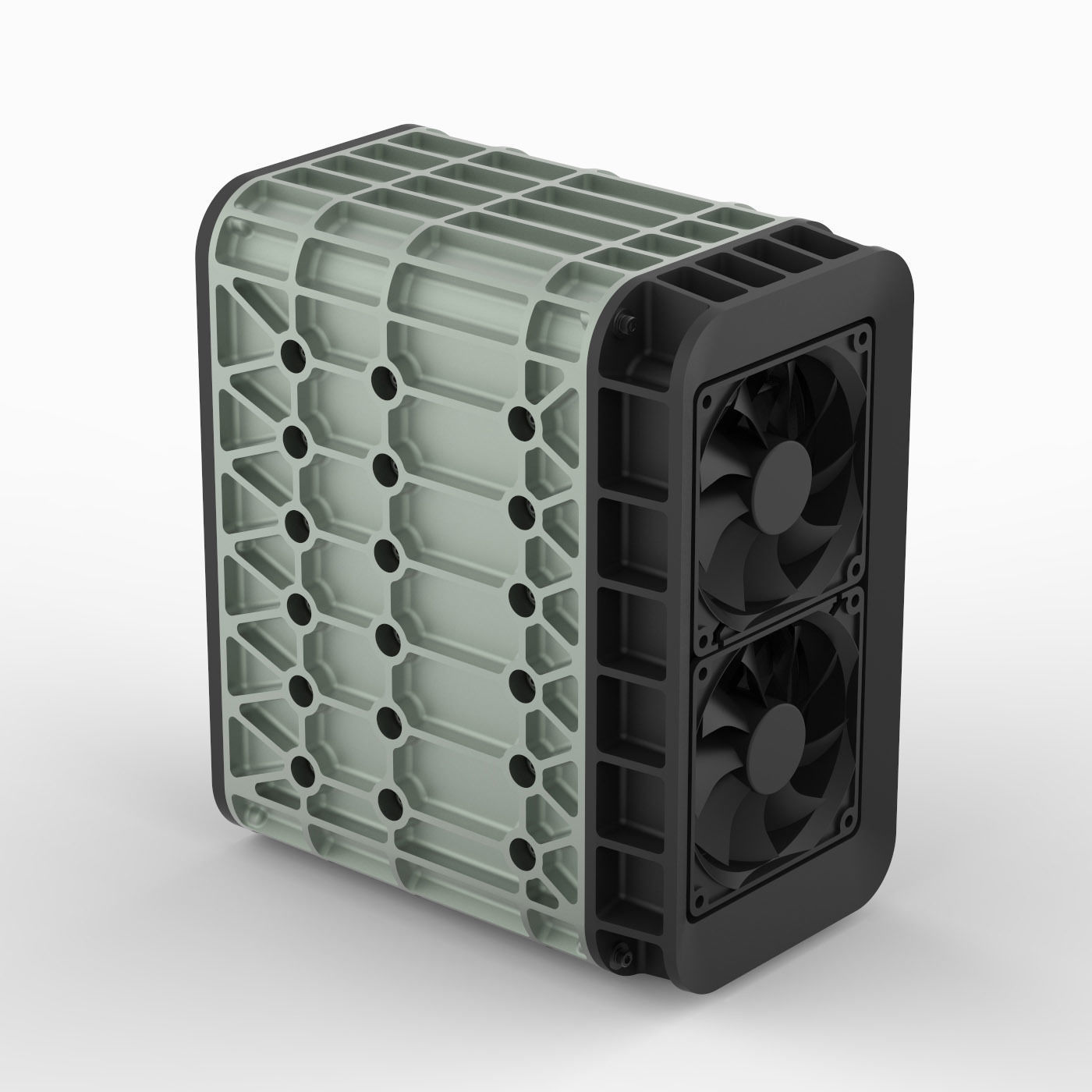 AERO SPACE HARD DRIVE ENCLOSURE - HDD - 6 DRIVE 3D model 3D printable ...