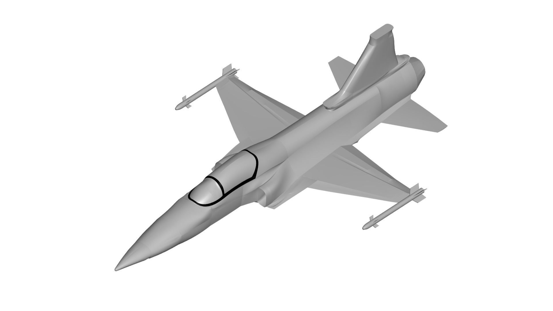 Northrop F-20 Tigershark 3D model | CGTrader