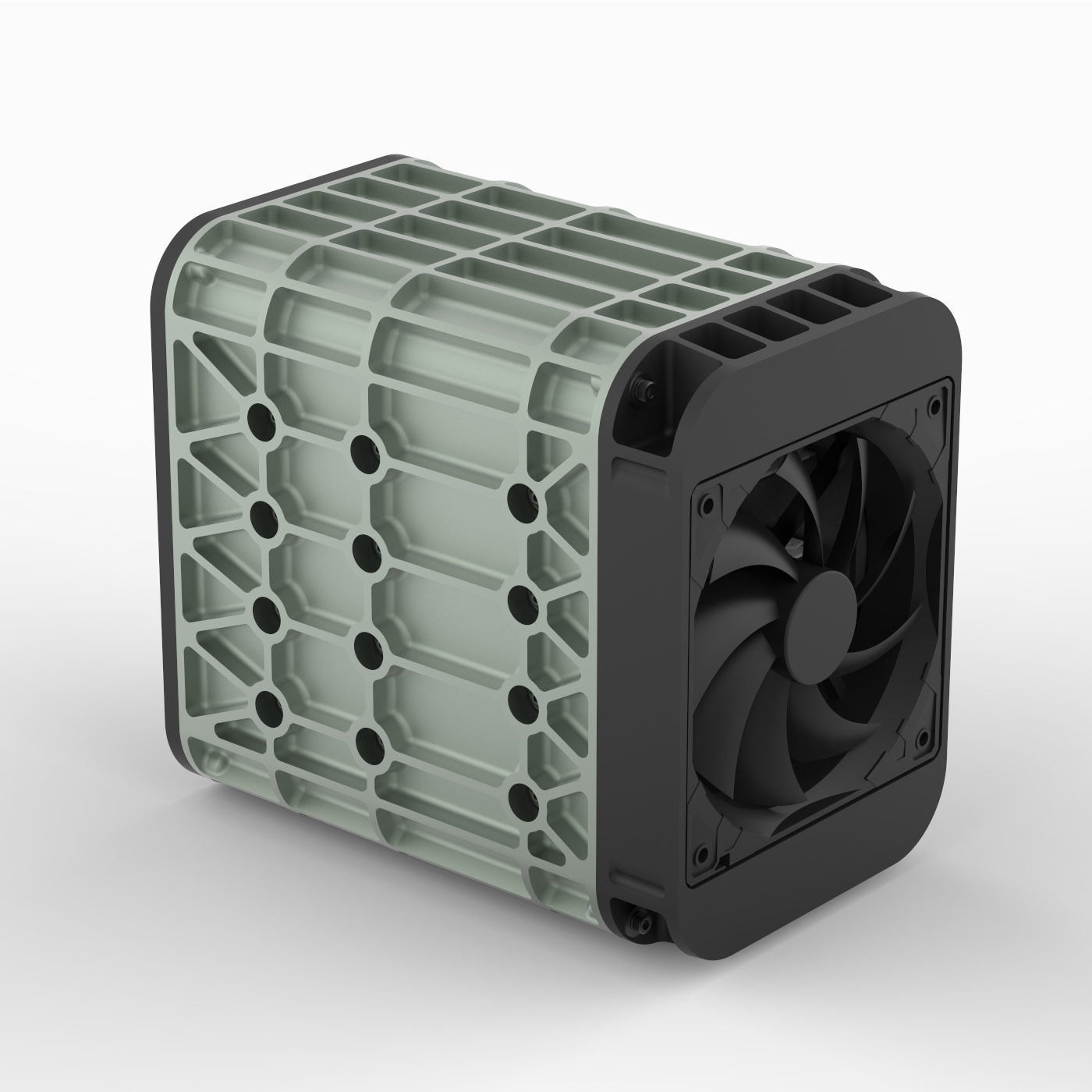 AERO SPACE HARD DRIVE ENCLOSURE - HDD - 4 DRIVE 3D model 3D printable ...