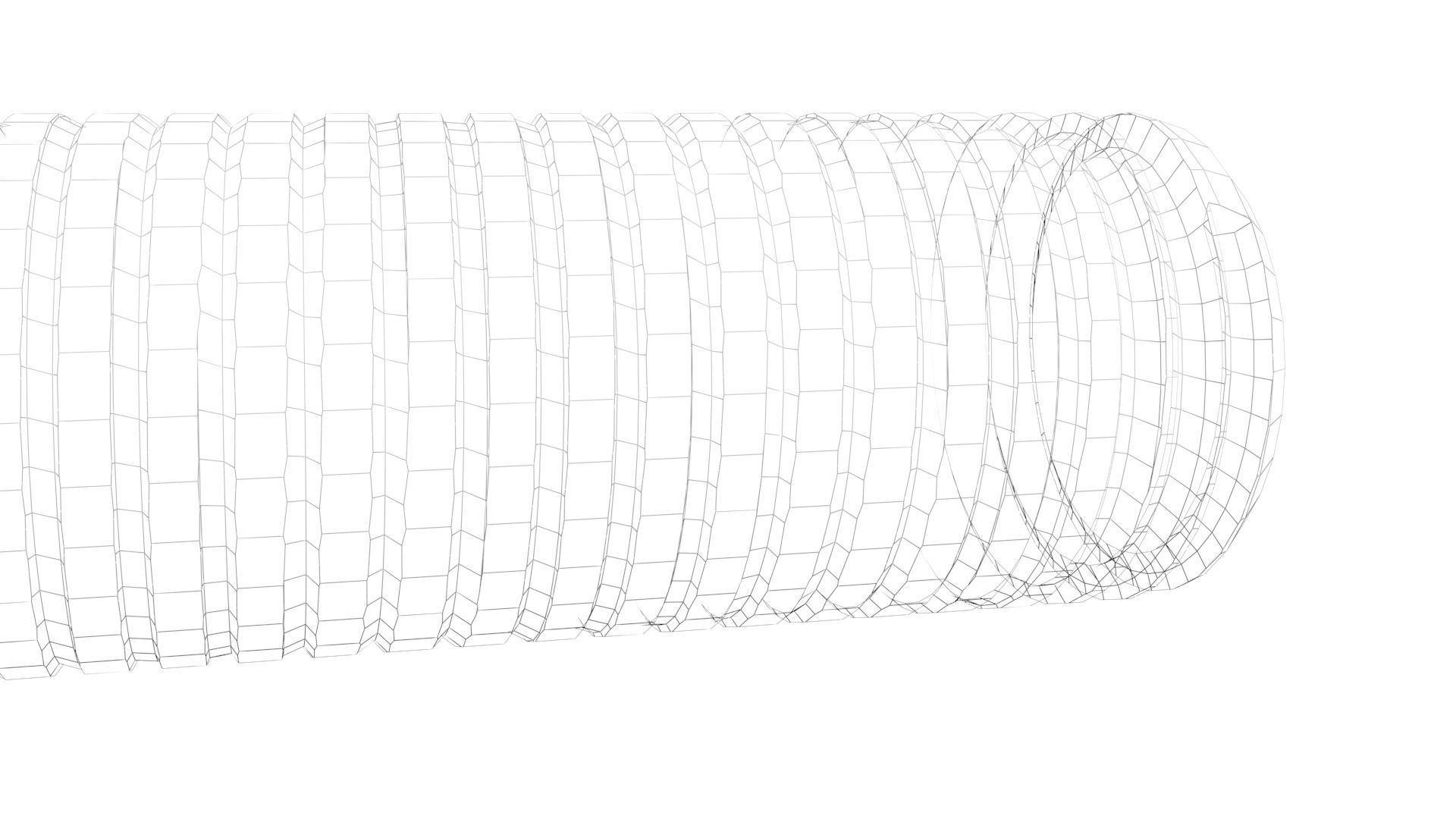 Hex Head and Nut Bolt 3D model | CGTrader