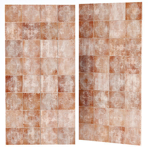 Ethnic ceramic tiles 3D model | CGTrader