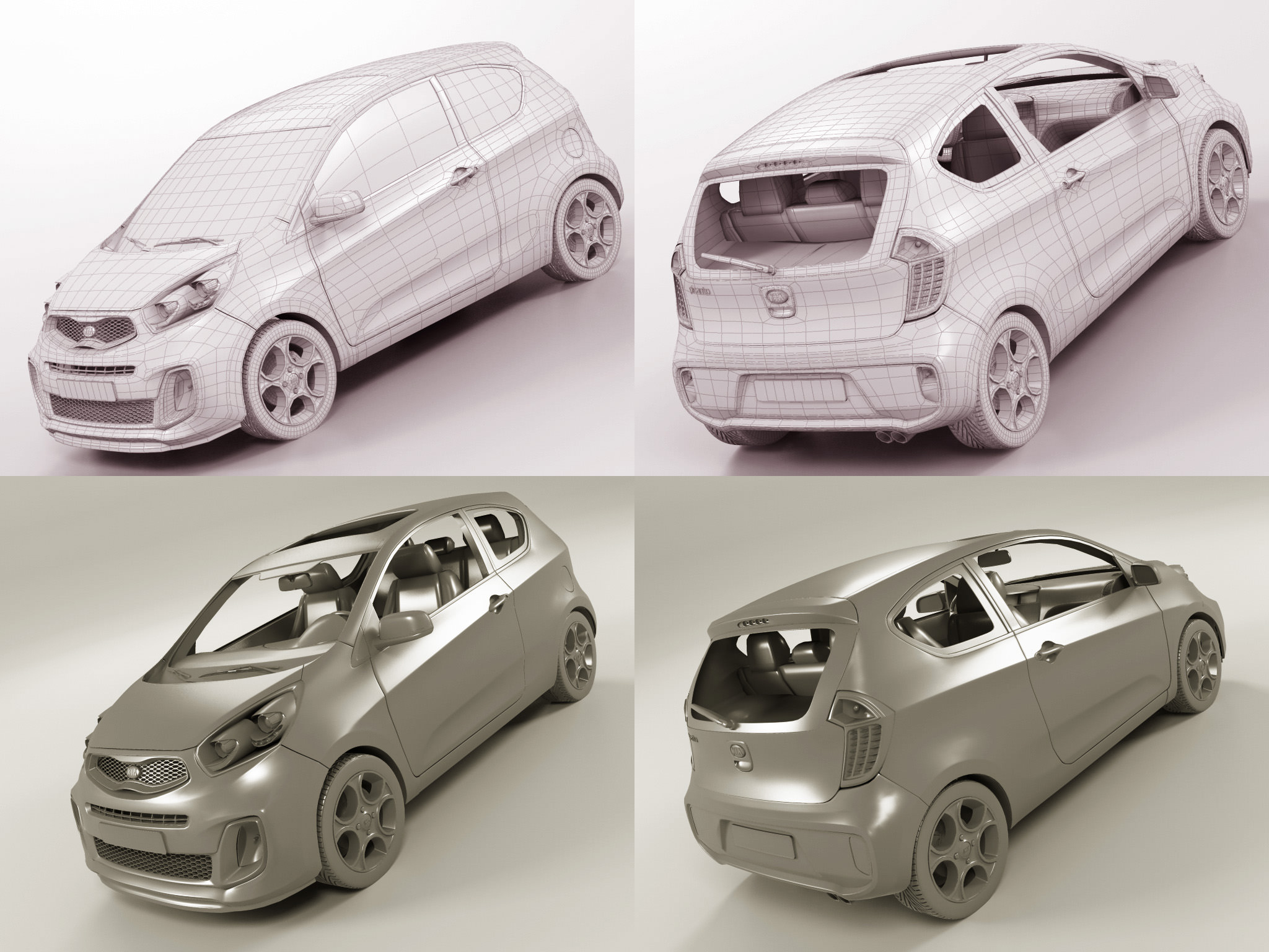 10 cars collection coach 3D model | CGTrader
