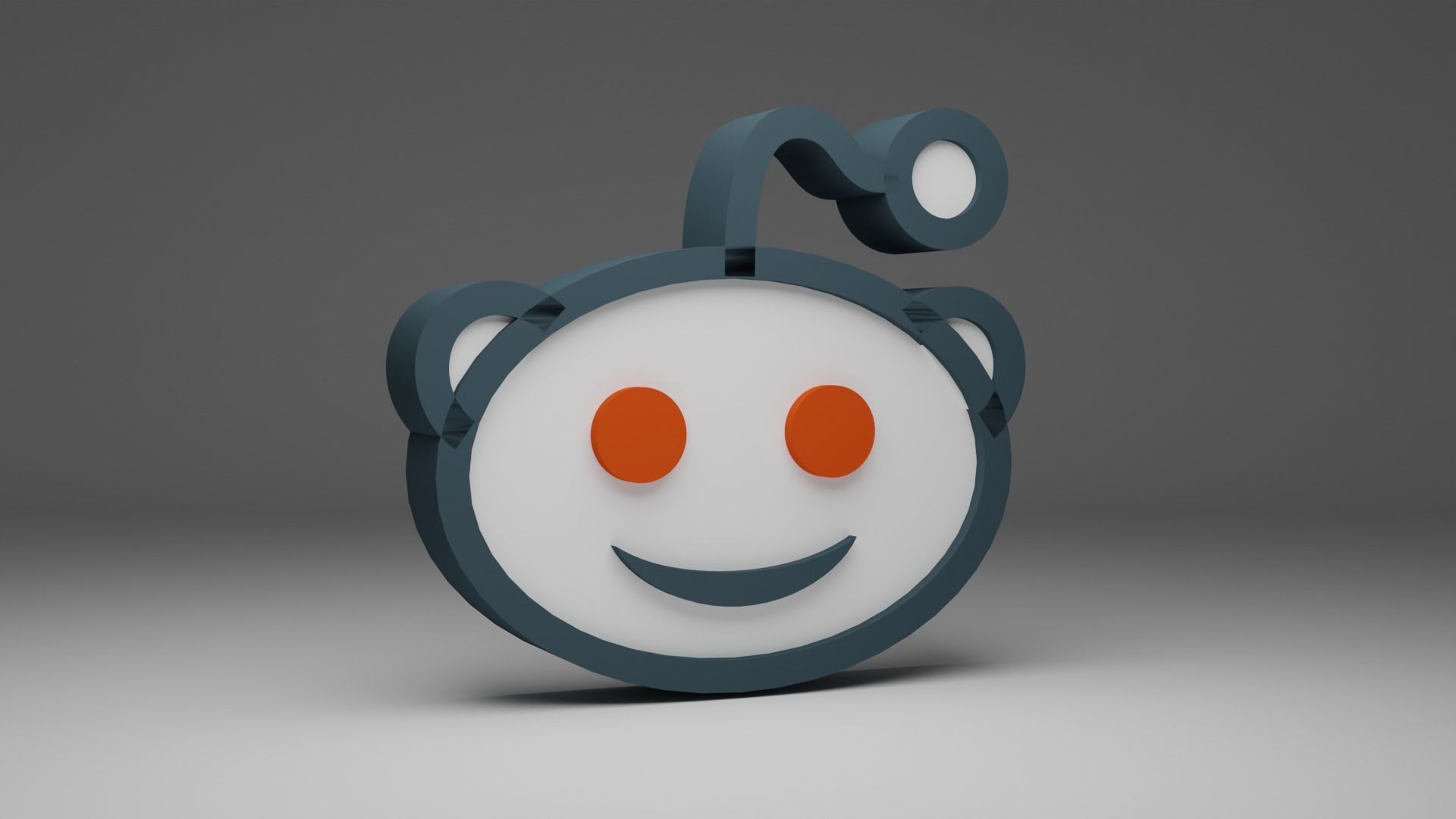 3D REDDIT ICON - TEXTURED AND READY 3D model 3D model | CGTrader