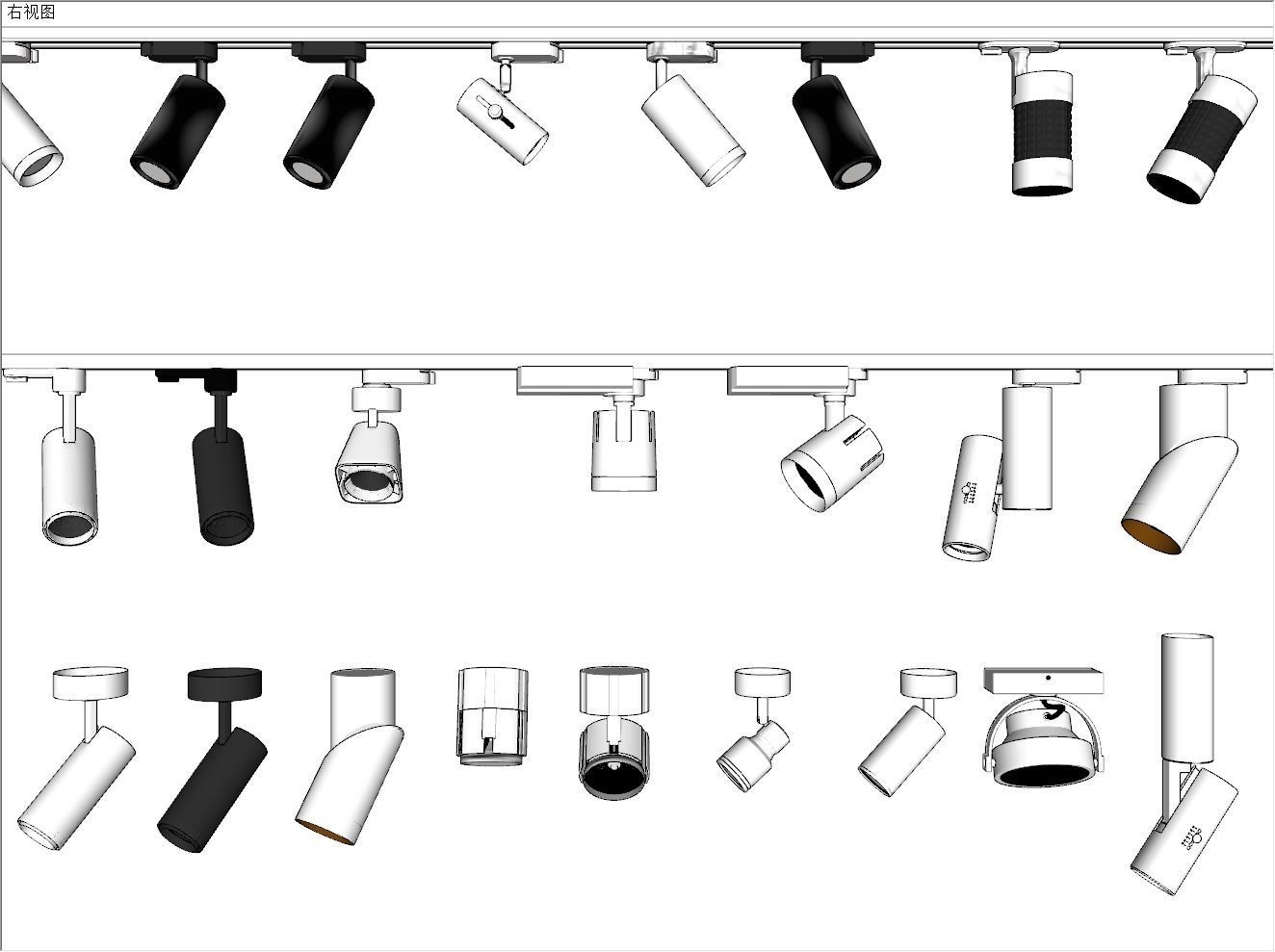 Sketchup Ceiling Lights free 3D model | CGTrader