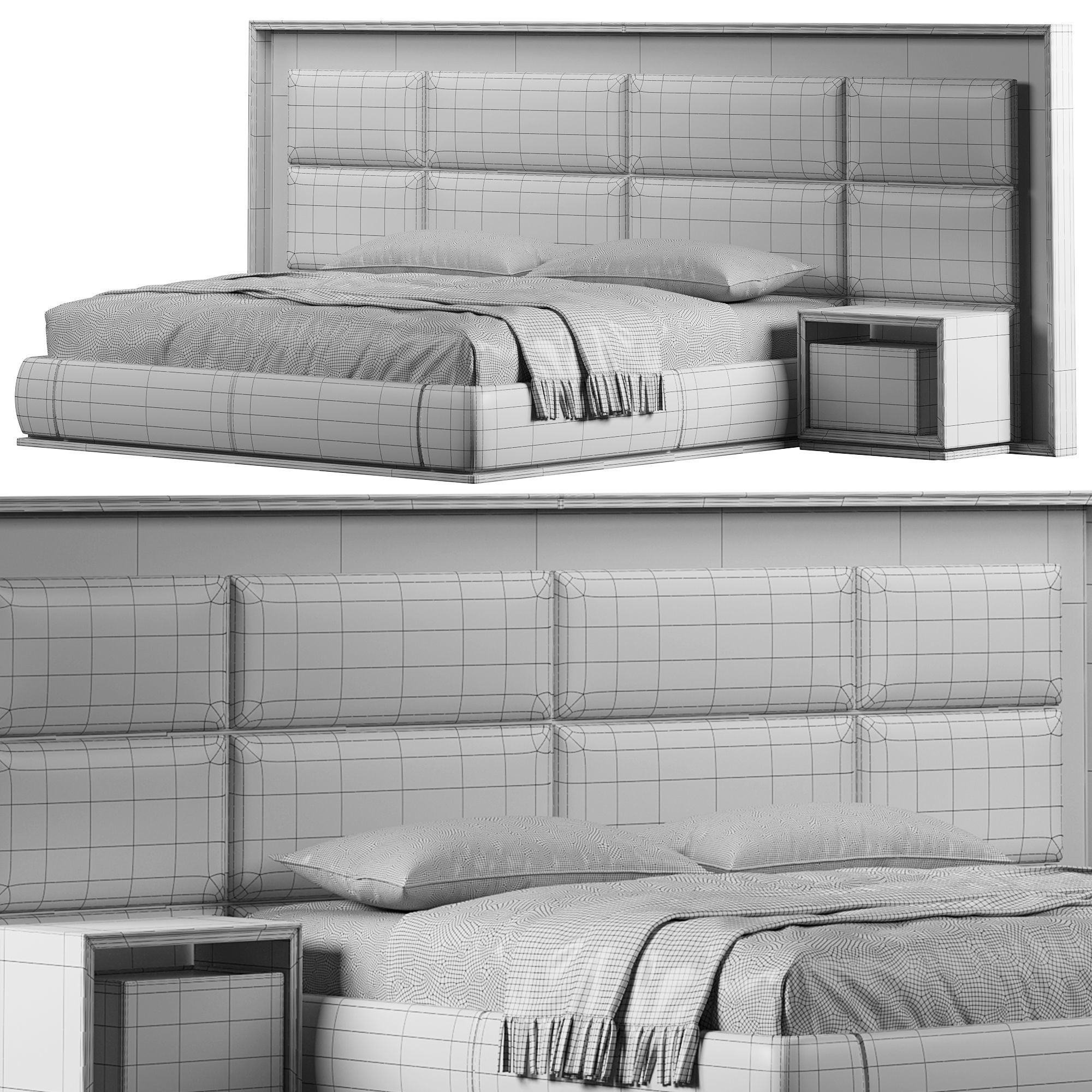 AUBADE BED By Visionnaire 3D model | CGTrader