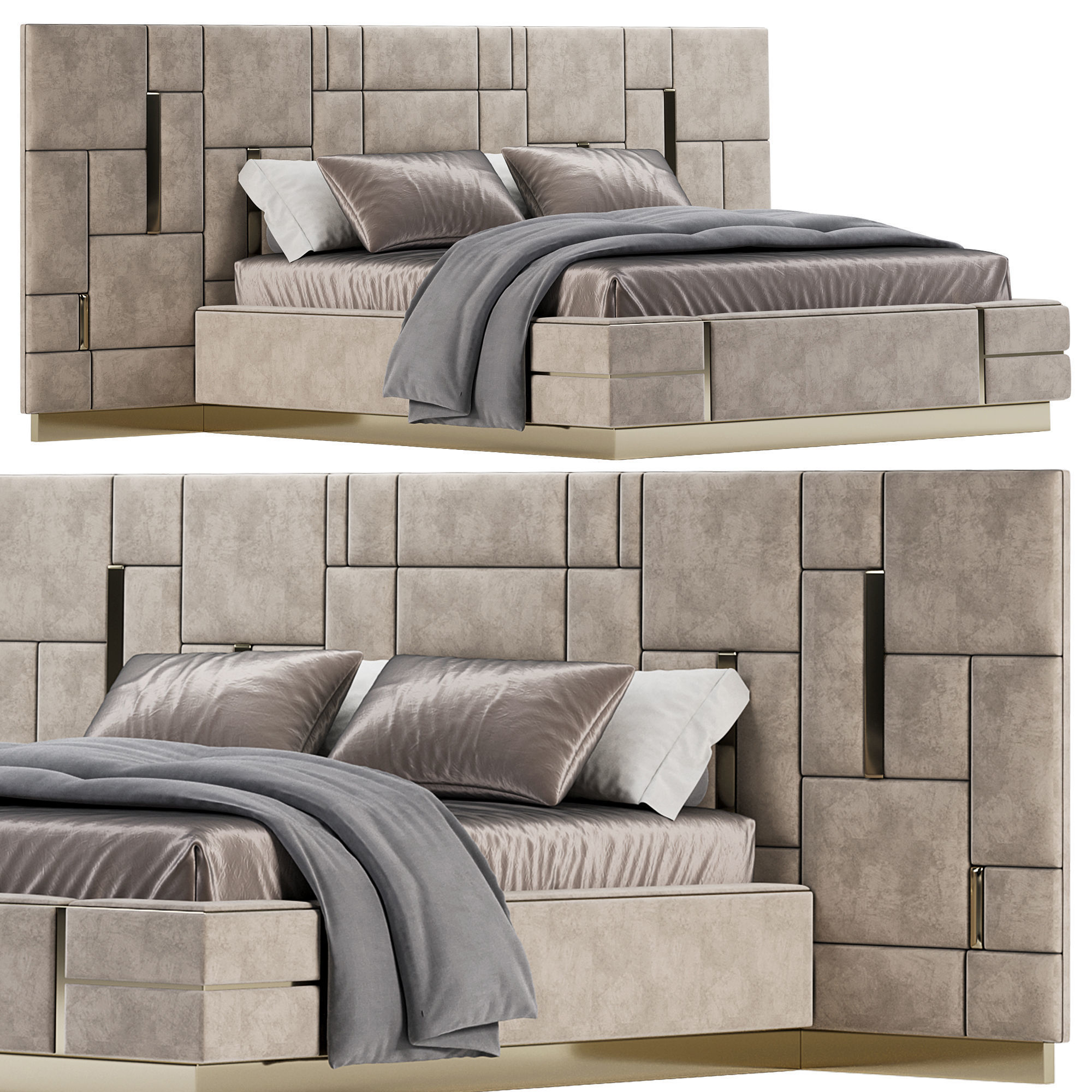 BELOVED Bed By Visionnaire 3D model | CGTrader