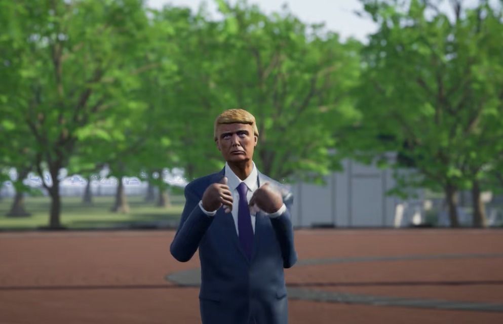 Donald Trump 3D version 2 UE4-coolgames 3D model rigged | CGTrader