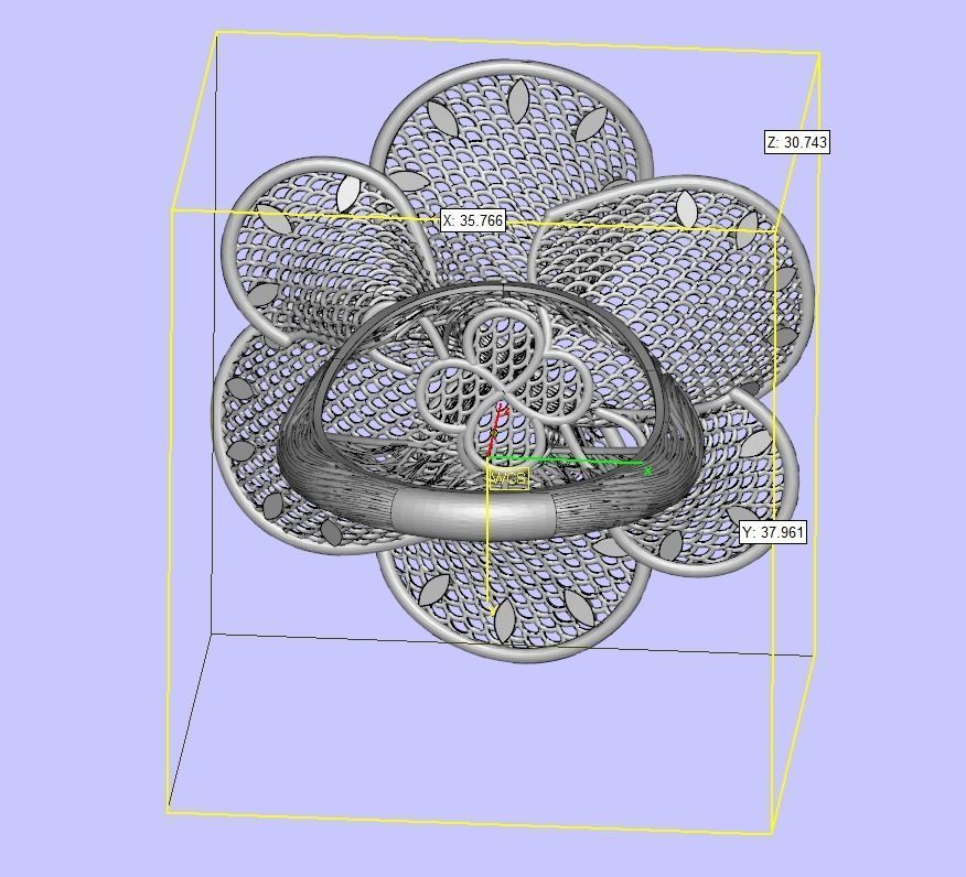 Unique filigree design 3d printable file 3D model 3D printable | CGTrader