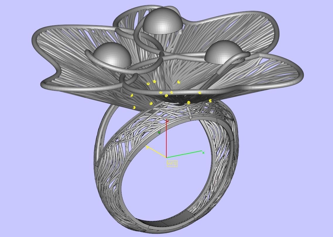 Three small pearl 3d printable filigree model 3D model 3D printable ...