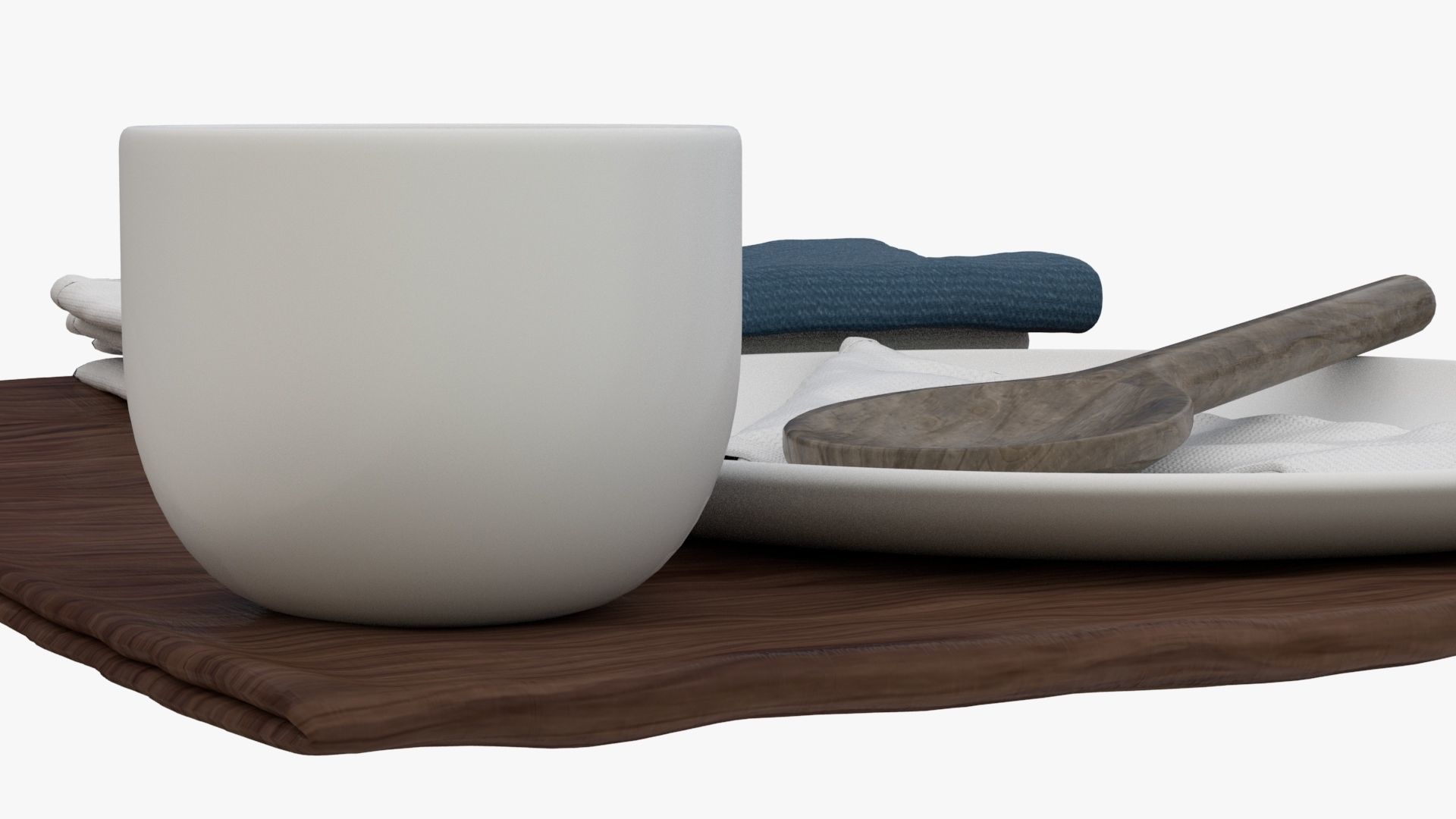 3D model 4K Textures Plates and with Napkin VR / AR / low-poly | CGTrader