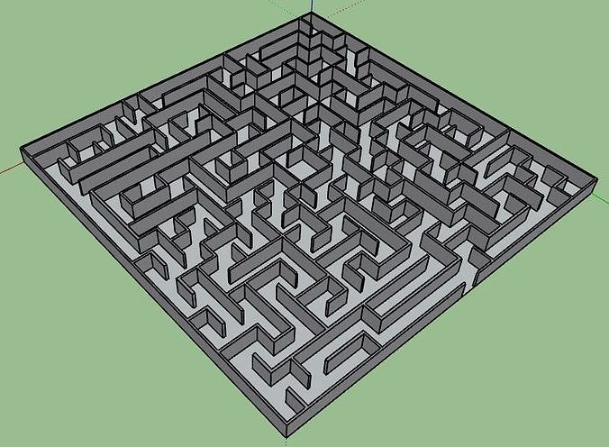 Maze 3D free free 3D model | CGTrader
