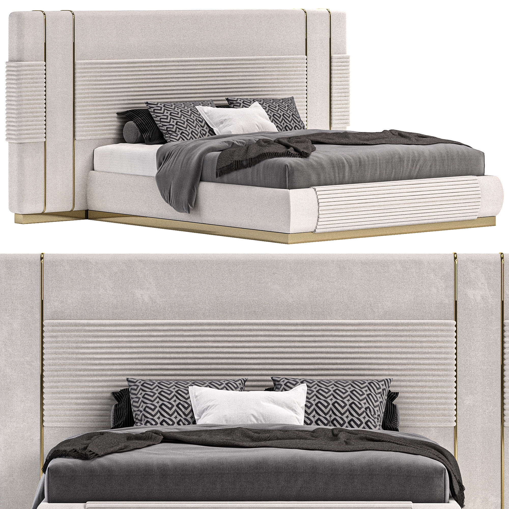 Frey beds by capitalcollection 3D model | CGTrader