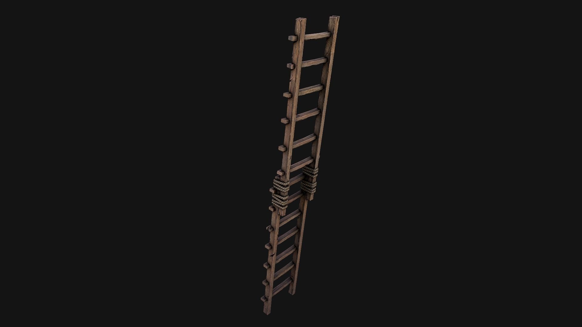 3D model Ladder wooden VR / AR / low-poly | CGTrader