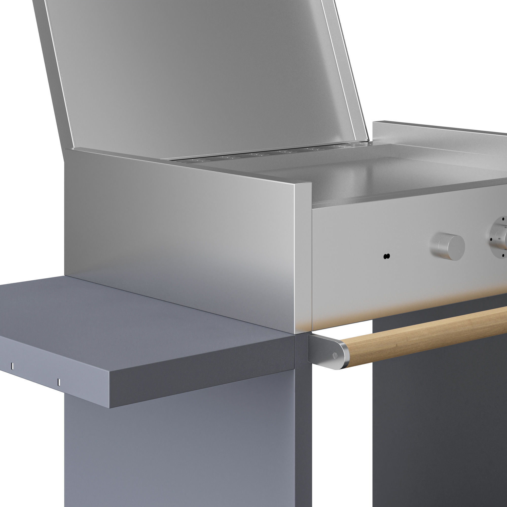 Unopiu BARBY - barbecue 3D model | CGTrader