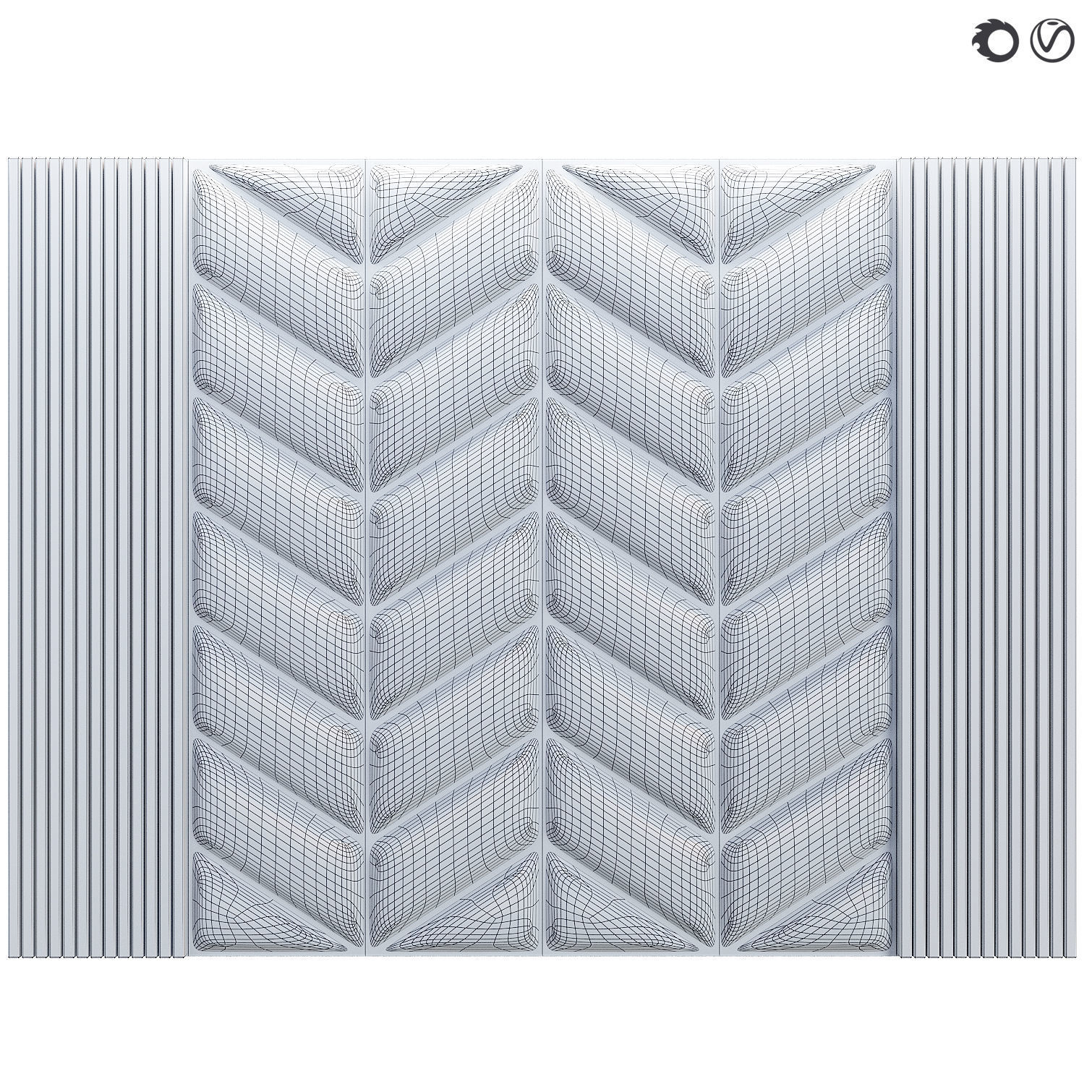 Soft wall panel Sparkle Project 3D model | CGTrader