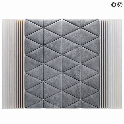 Soft wall panel 3D model | CGTrader