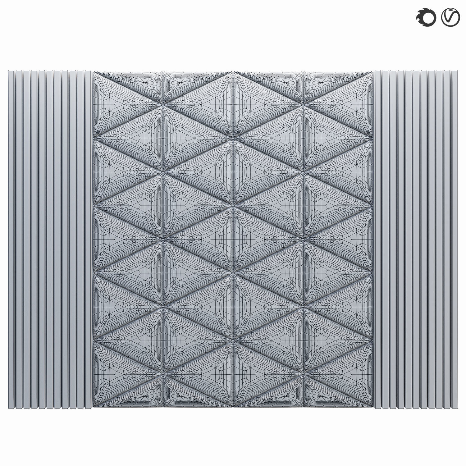 Soft wall panel 3D model | CGTrader