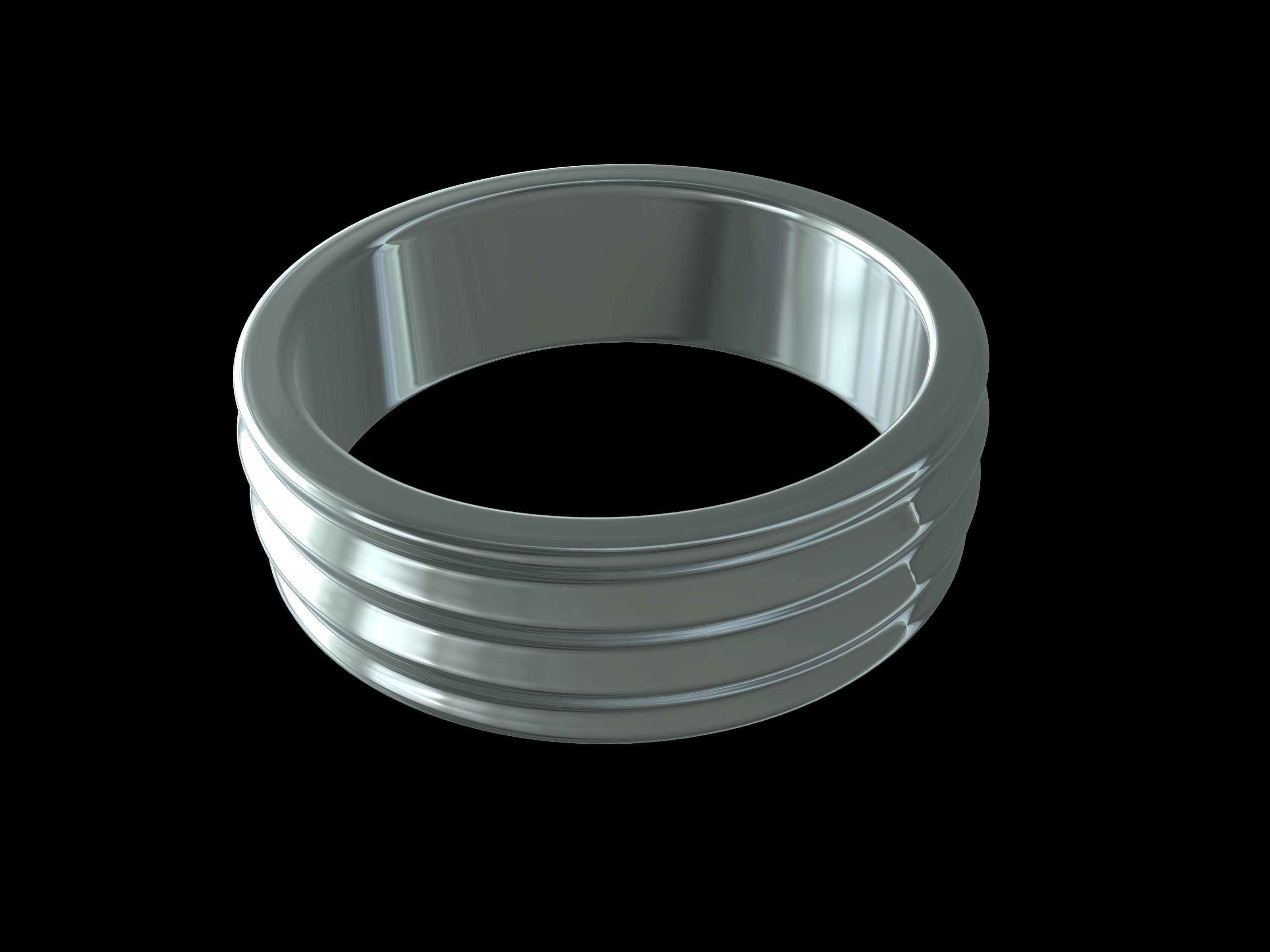 14 wedding ring 5555 stl verified 3D model 3D printable | CGTrader