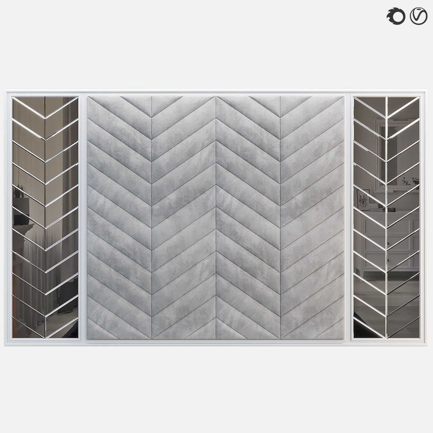 Soft wall panel 72 3D model | CGTrader