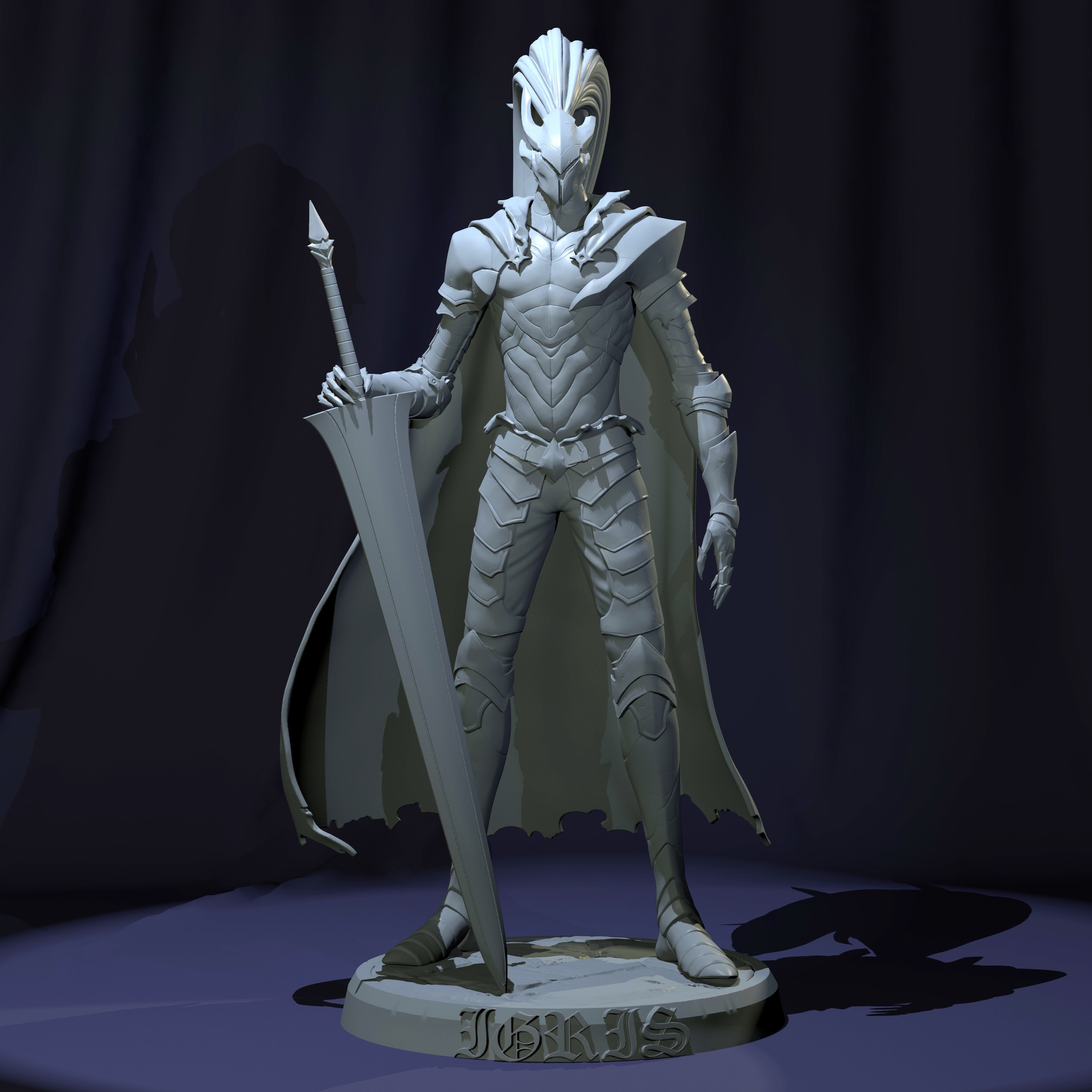 IGRIS - Solo Leveling free 3D model 3D printable | CGTrader