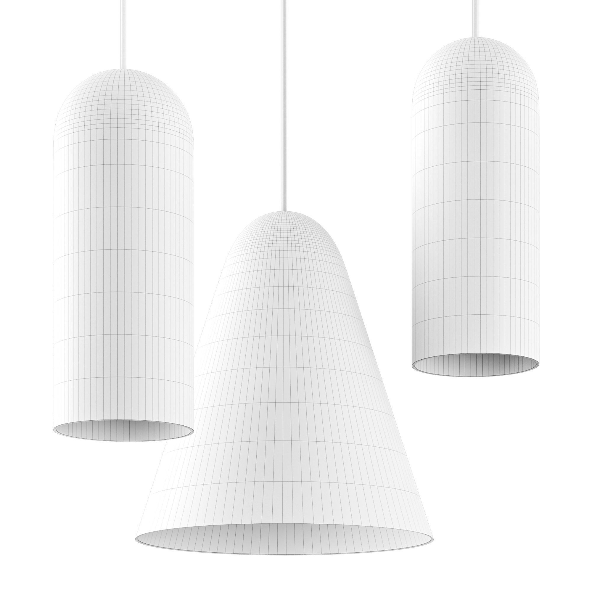 ZOE UNO Intra lighting - Hanging lamp 3D model | CGTrader