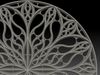 Gothic pattern decorative round window grille model 3D model 3D ...