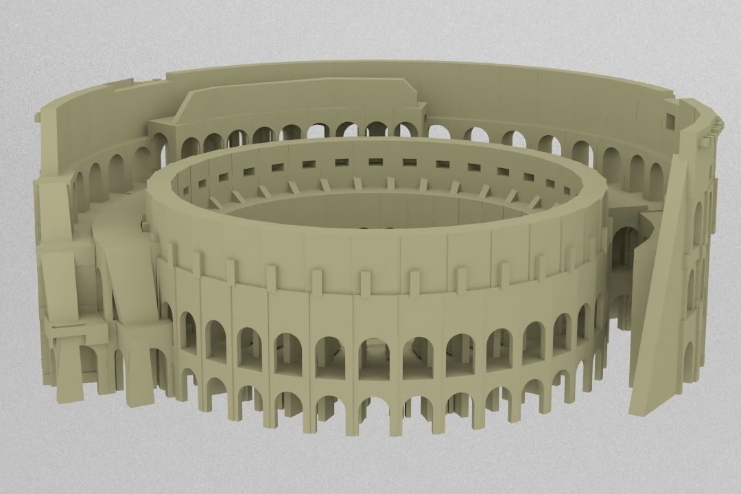 colosseum 3D model 3D printable | CGTrader