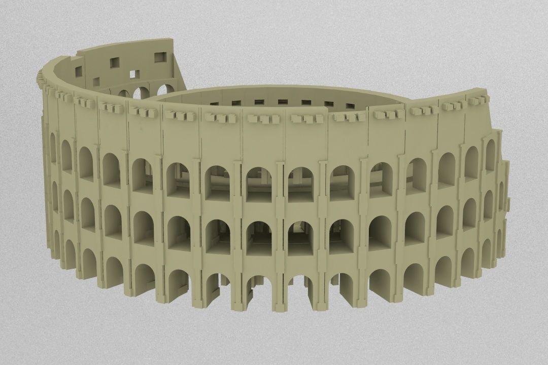 colosseum roman coliseum 3D model 3D printable | CGTrader
